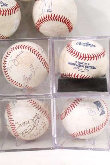 Autographed Baseball Collection. Most are signed, some multiple times ...