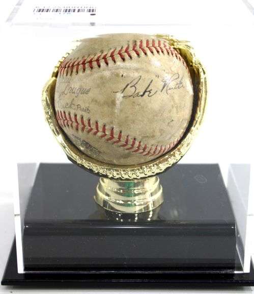 1930s Sinclair Babe Ruth Baseball Contest Ball Has the Babe Ruth ...