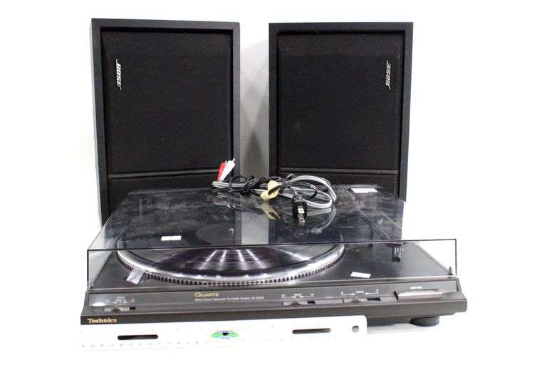 Technics Quartz Direct Drive Automatic Turntable System SL-QD35 & Bose ...