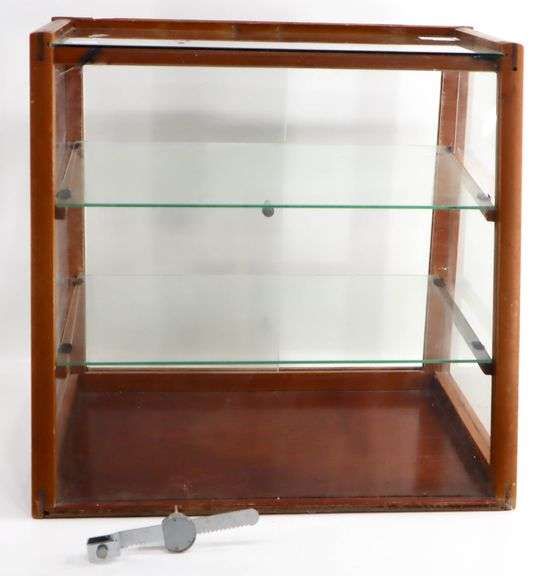 Glass Wall Tabletop Display Case with Lock - 16 x 17 x 12 - Bunting ...