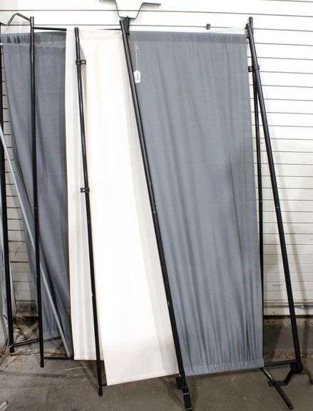 Fabric Privacy Dividers - Bunting Online Auctions