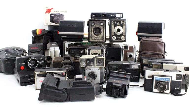 Vintage Camera Collection - Includes: Kodak Instamatic 104, Ansco ...