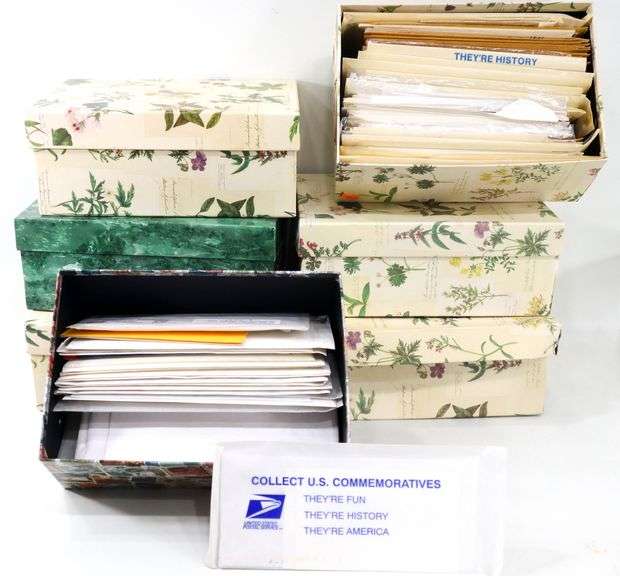 USPS Commemorative Stamps and More - Multiple Boxes - Bunting Online ...