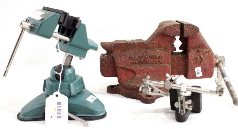 Craft Vise - and - Bench Vise - and - Helping Hand Clamp - Bunting ...