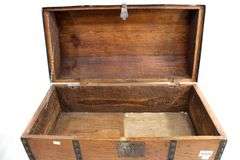 Antique Jenny Lind Style Wooden Stagecoach Trunk. 10x24x12 - Bunting ...