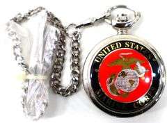 United States Marine Corps ( USMC ) pocket watch - Bunting Online Auctions