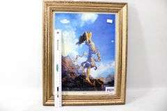 Maxfield Parrish "Ecstacy" print -framed 17" x 14" - Bunting Online ...
