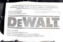 DeWalt DW402 1115mm Angle Grinder - Bunting Online Auctions