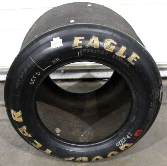 Goodyear Eagle Racing Tire, marked as "EAGLE SPEEDWAY SPECIAL ...