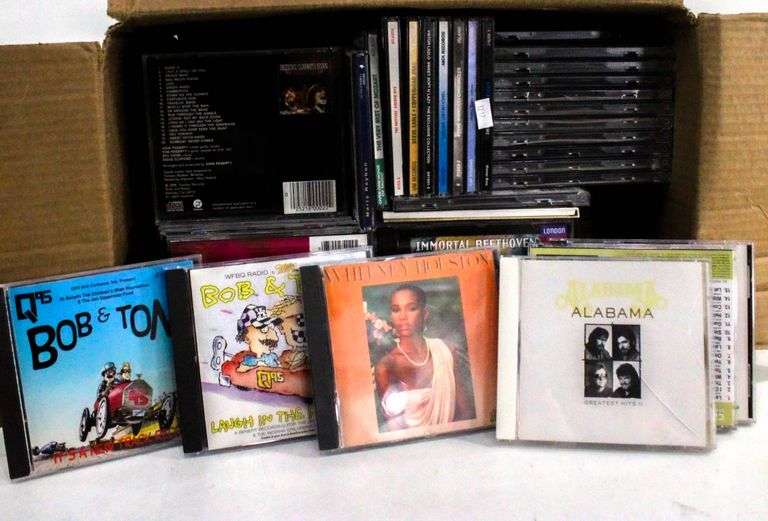 CDs - Creedence Clearwater Revival, Mozart, Steve Earle, Beethoven ...