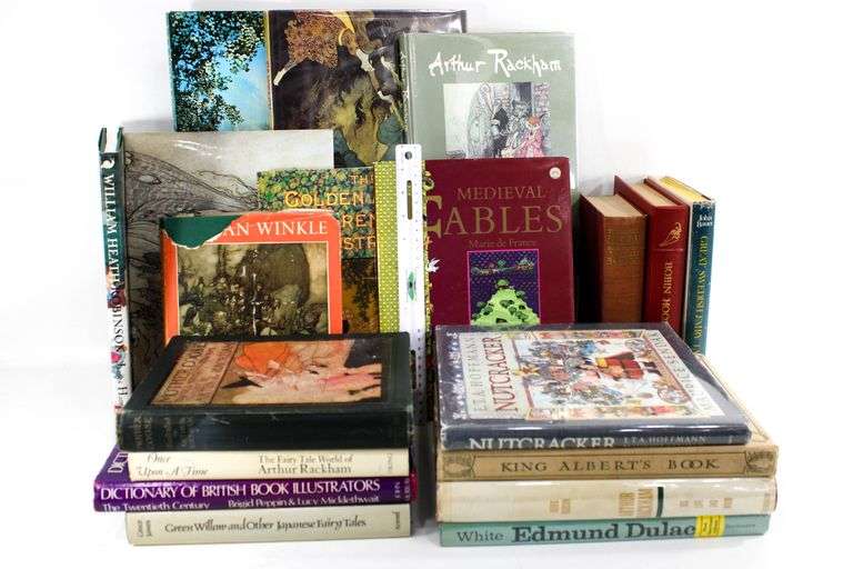Books: Medieval Fables, Arthus Rackham, King Albert's Book, Nutcracker ...