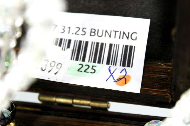 Jewelry and jewelry parts, in a treasure chest and basket. - Bunting ...