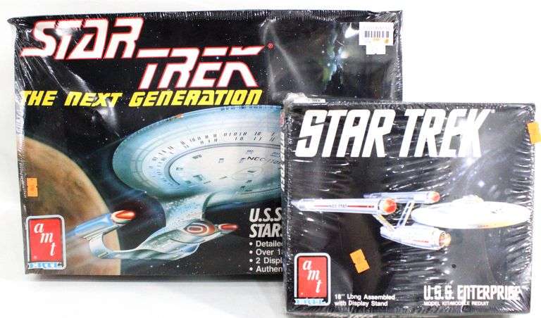 AMT Star Trek Model Kits: USS Enterprise - and - The Next Generation ...