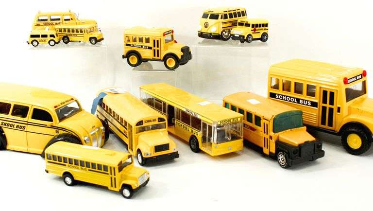 Vintage School Bus Model Vehicles - Toy School Buses - Bunting Online ...