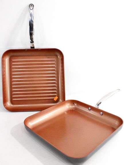 Simply Ming Nonstick Grill and Griddle set. - Bunting Online Auctions