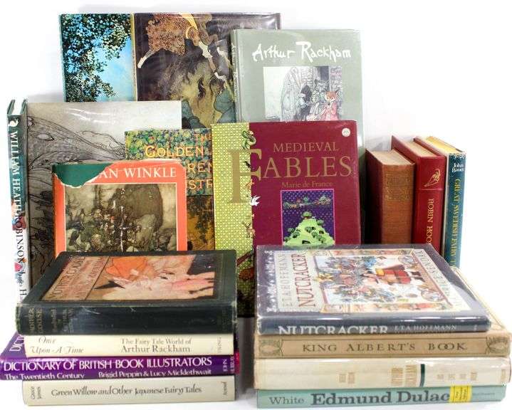 Books: Medieval Fables, Arthus Rackham, King Albert's Book, Nutcracker ...
