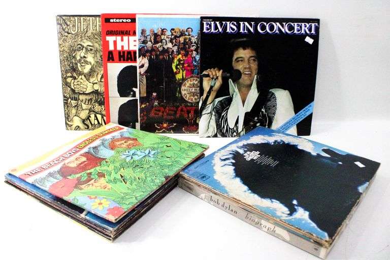 Record Albums & Collections: Elvis in Concert, The Beach Boys Endless ...