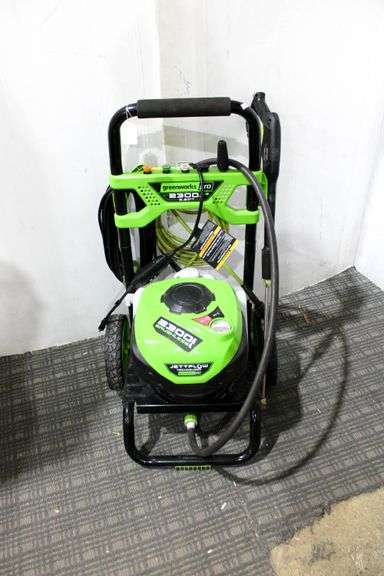 Greenwork Pro 2300 PSI Brushless Jettflow Technology Power Washer ...