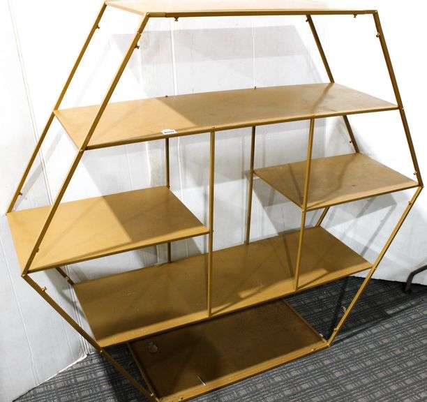 MCM Multi-Tiered Hexagonal Display Shelf - Bunting Online Auctions