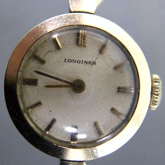 10 KTGF Longines Watch and Band. Serial 11901542. Swiss Movement. 17 ...