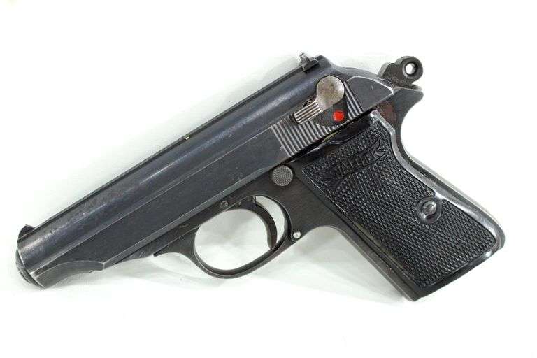 Walther (PP or PPK) German Police / Military Pistol with Clip, Case and ...