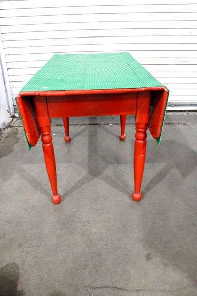 Drop Leaf Extension "Lego" Adapted Vintage Farm Table - Bunting Online ...