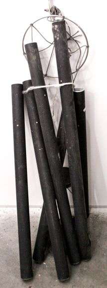 Rustic Primitive Large Pipe Windchime - Bunting Online Auctions