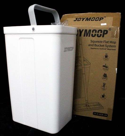 Joy Moop Squeeze Flat Mop and Bucket System - Bunting Online Auctions