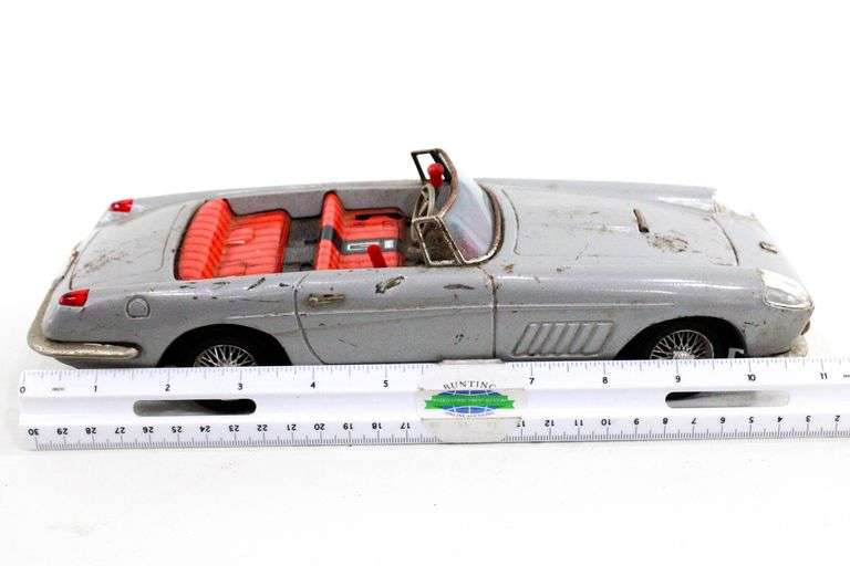 Vintage 1960s Ferrari Battery Operated Gear Shift Car by Bandai Toys ...