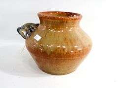 Signed and Dated 06 - Richard Ashburn Pottery Sculptural Crab Relief ...