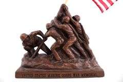 American Mascot Company USMC War Memorial WM-007 Made in USA Sculpture ...