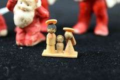 Antique German Santa and elf/pixies, likely from the early 1900s ...