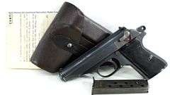 Walther (PP or PPK) German Police / Military Pistol with Clip, Case and ...