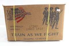 TOTM MRE Meals 2 Cases - Bunting Online Auctions