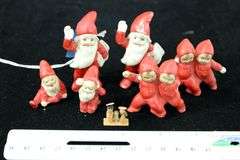 Antique German Santa and elf/pixies, likely from the early 1900s ...