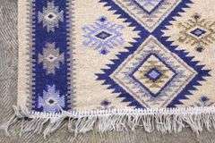 Plum on White Runner Area Rug - 114 x 29 - Bunting Online Auctions