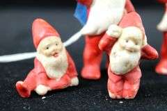 Antique German Santa and elf/pixies, likely from the early 1900s ...