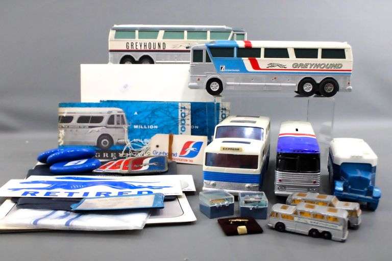 Greyhound Bus Lines Memorabilia - Includes: Vintage Service Awards ...