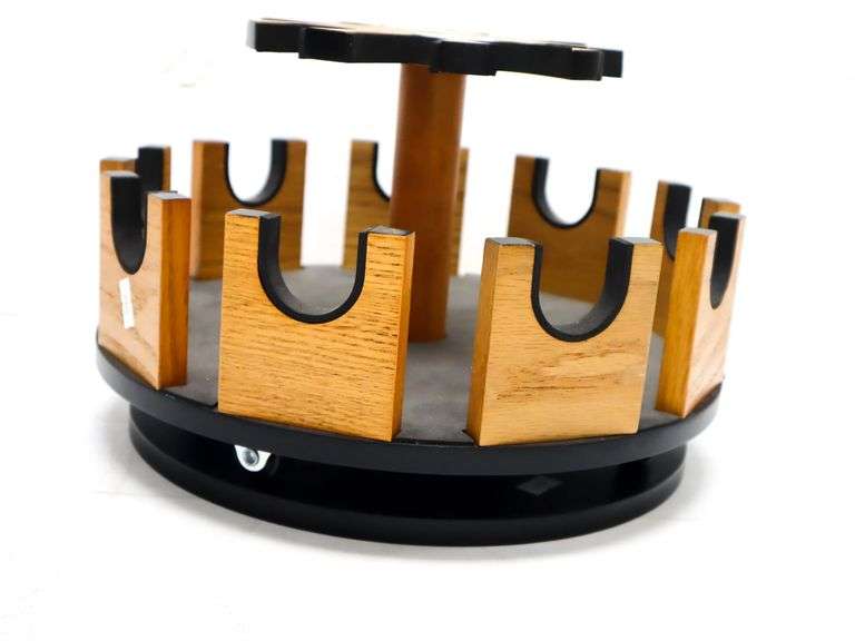 Rotating Pistol Display Rack Carousel. - Bunting Online Auctions