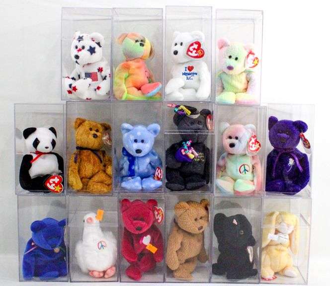 TY Plush Bear Collectible Beanie Babies Toys. - Bunting Online Auctions