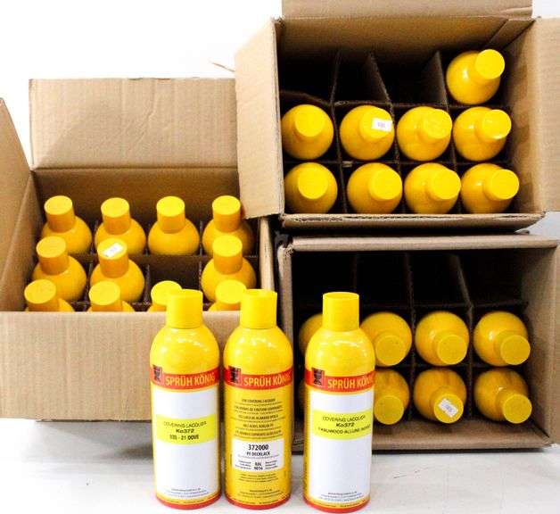 Spruh Kong German Spray Paint 3 cases - Bunting Online Auctions