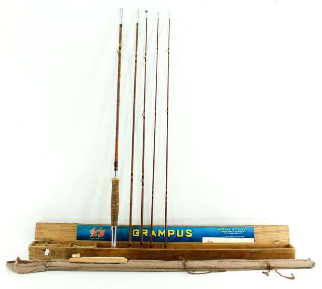 Grampus "Six in One" Split Bamboo Fly Fishing Rod with Case and ...