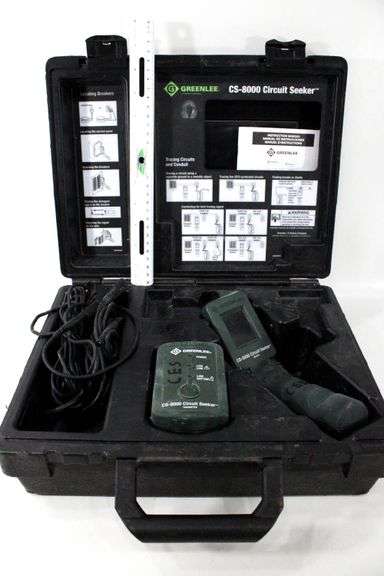 Greenlee CS-8000 Circuit Seeker with Case. - Bunting Online Auctions