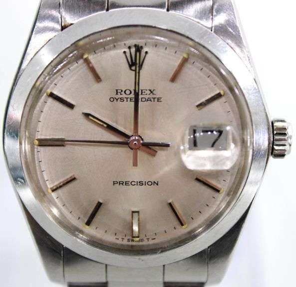 Authentic ROLEX Oyster Date Precision Men's Watch , Type 6694 , Serial ...