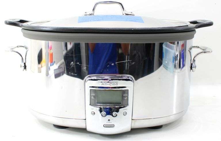 All-Clad 7qt Slow Cooker. Removable Non-Stick Insert Programmable LCD ...