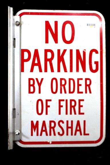 "No Parking by Order of Fire Marshal" Sign - 18 x 13 - Bunting Online ...