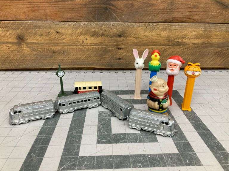 Midgetoy Toy Train, Pez Dispensers, Wind Up Popeye - Bid On Estates ...
