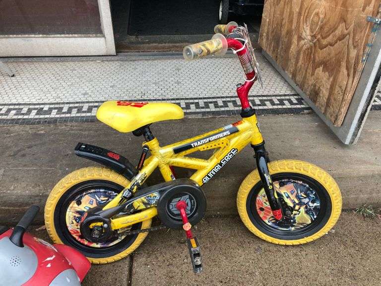 Transformers Bumblebee Bicycle and Radio Flyer Scooter - Bid On Estates ...