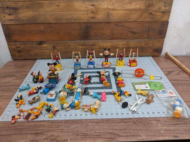 Mixed Disney Character Toys, Tricky Trapeze, Puppet Toys - Bid On ...