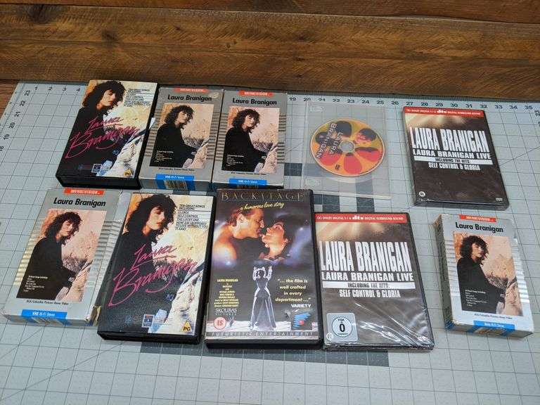 Laura Branigan VHS Tapes, Beta Tape, DVD - Bid On Estates Auction Services